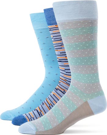 Lorenzo Uomo 3-Pack Assorted Dress Socks | Nordstromrack