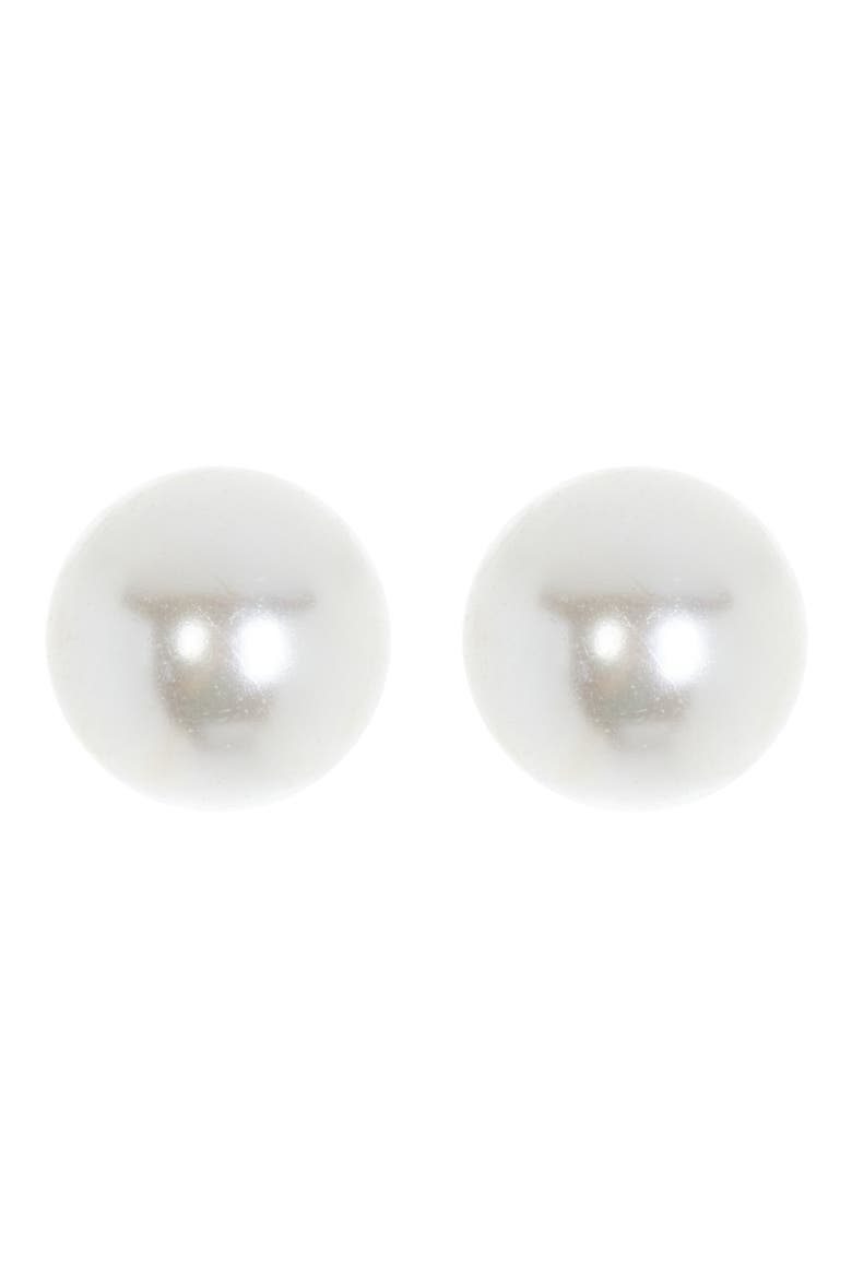 Louise et Cie Imitation Pearl Stud Earrings & Pendant Necklace Set ...