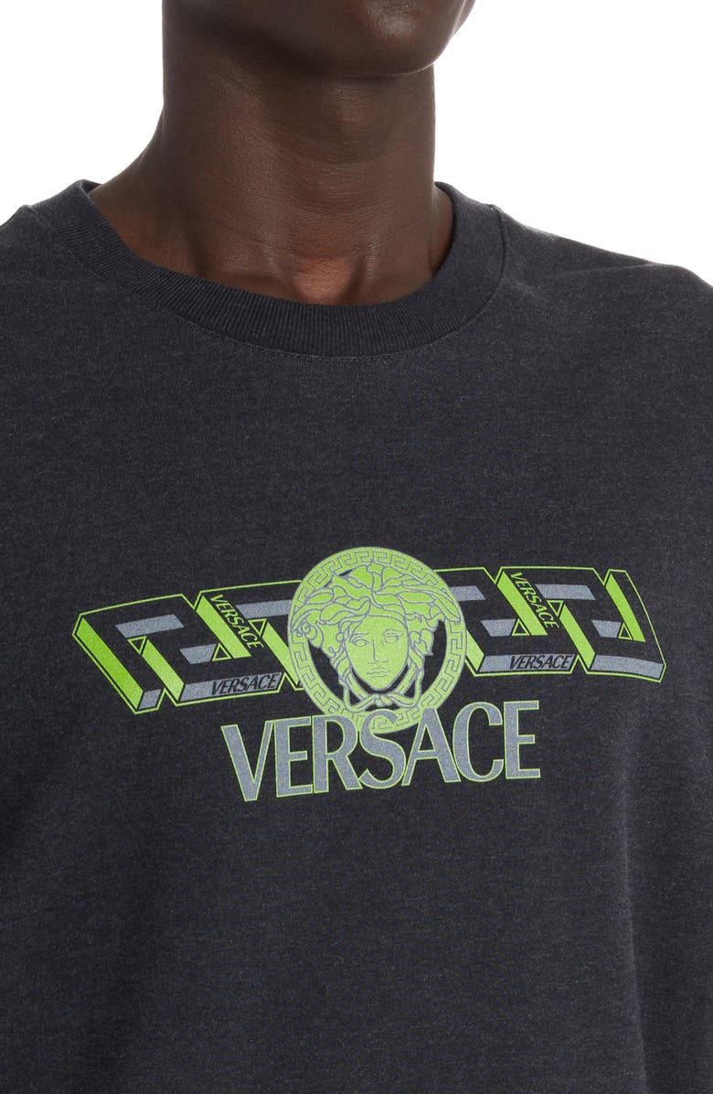 Versace Medusa Greca Cotton Graphic Sweatshirt | Nordstromrack