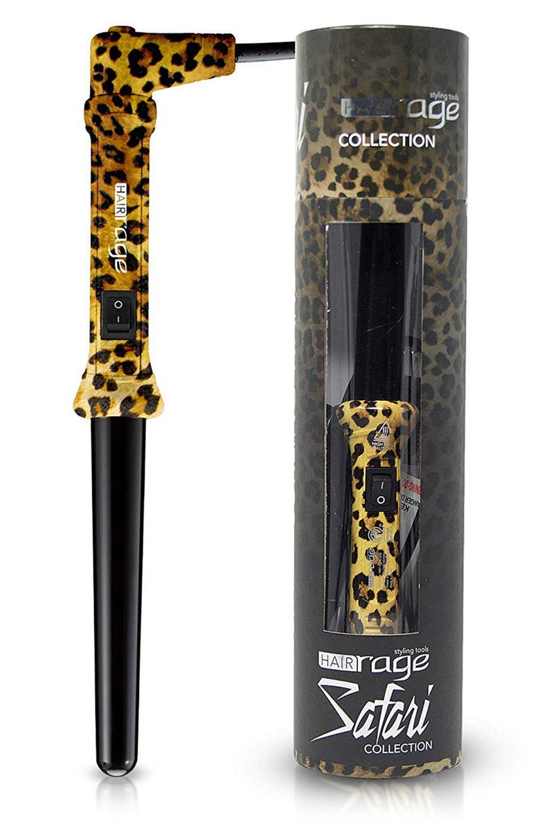 CORTEX BEAUTY 1" Wild Animal Print Graduated Ceramic Curling Iron ...