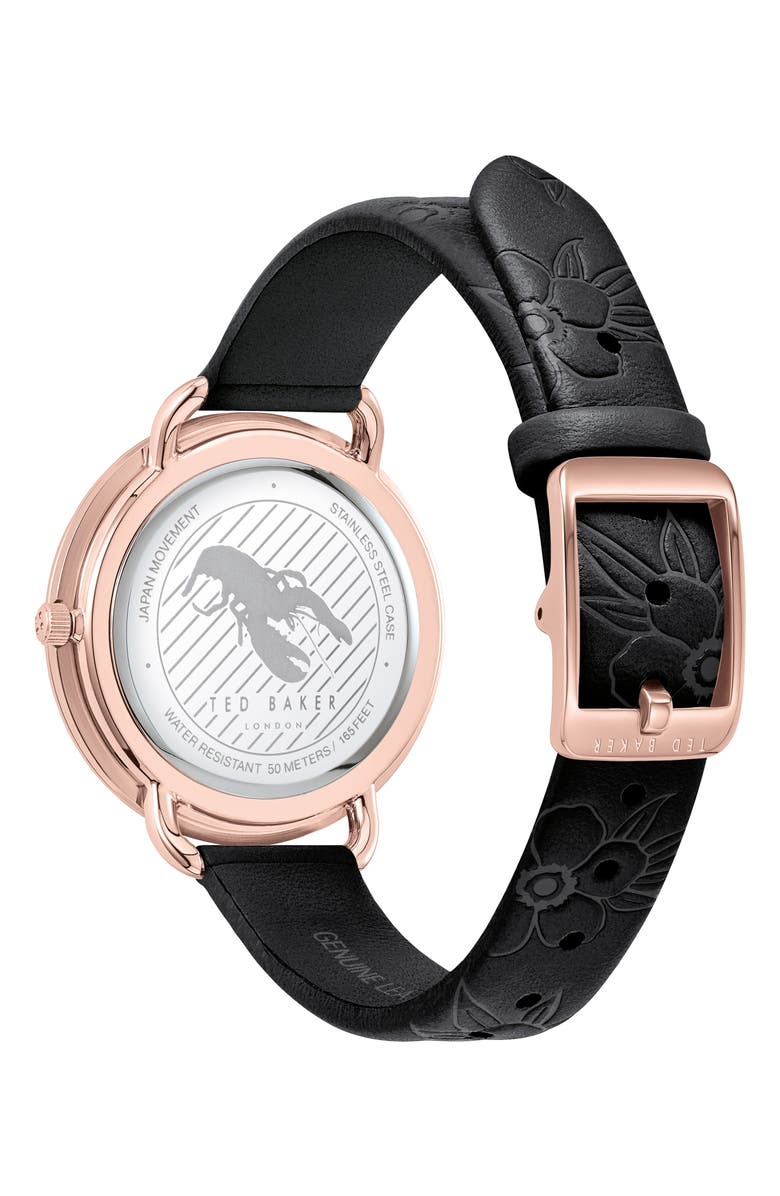 Ted Baker London Hettie Leather Strap Watch, 37mm | Nordstromrack
