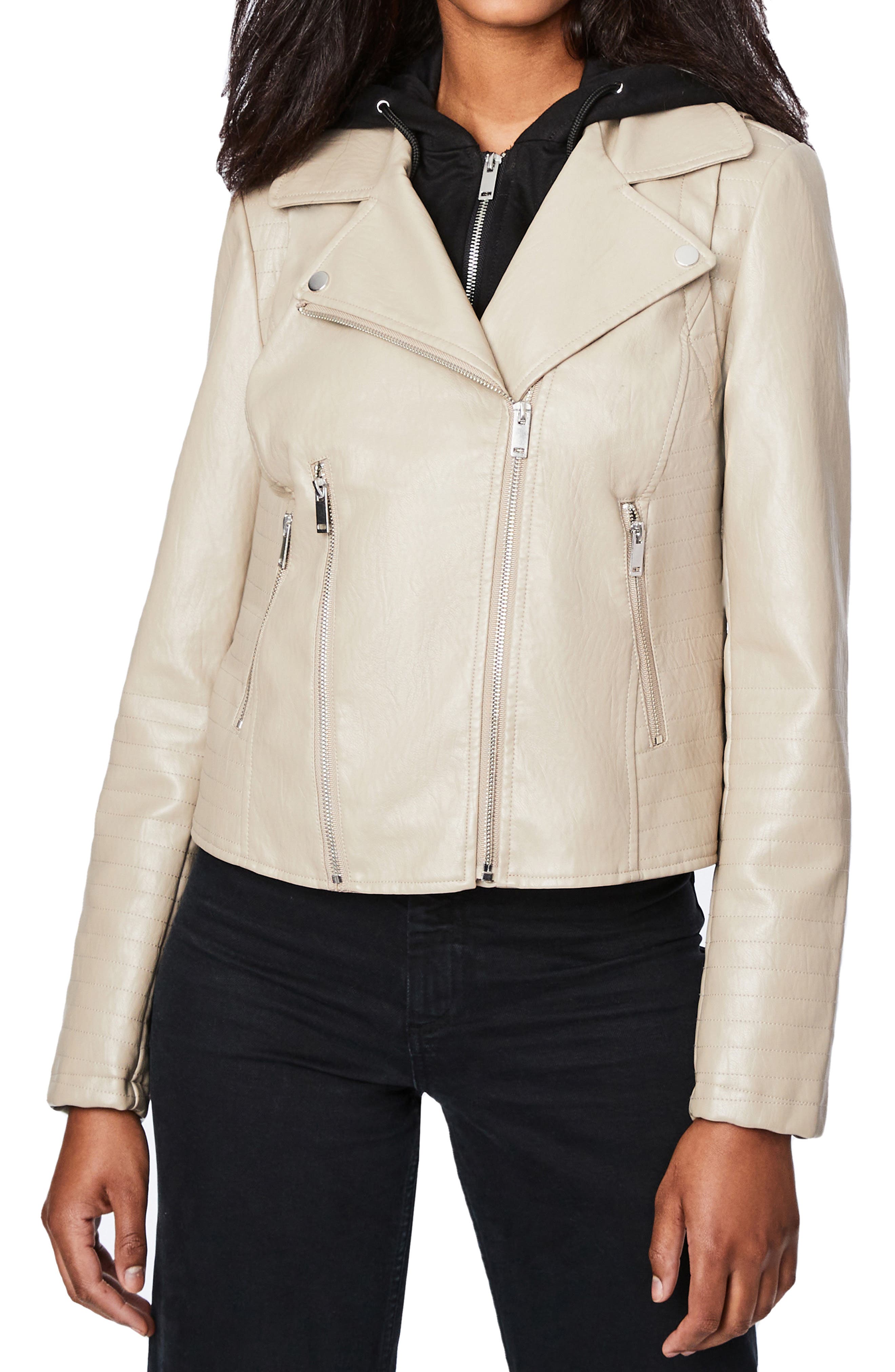 Bernardo Faux Leather Moto Jacket | Nordstromrack