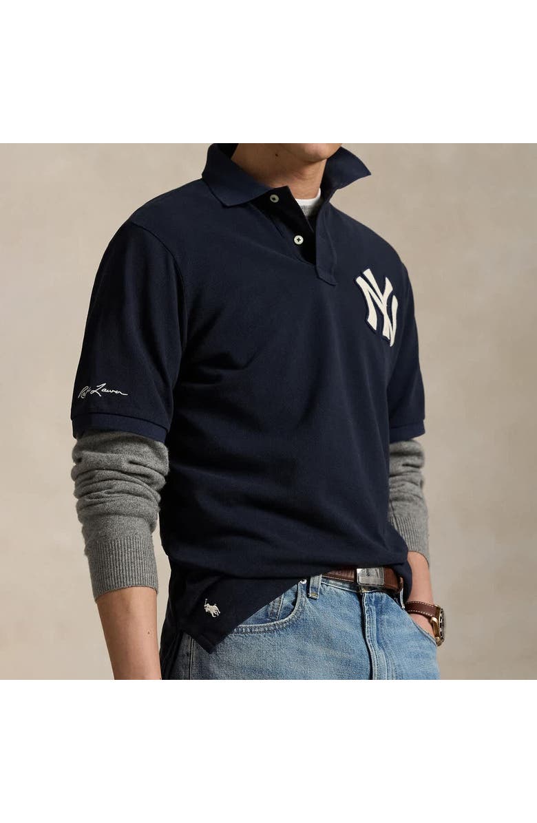 Polo Ralph Lauren Navy Yankees Polo Shirt | Nordstrom
