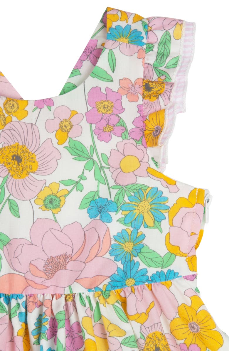 Rare Editions Kids' Floral Dress & Bow Headband Set | Nordstromrack