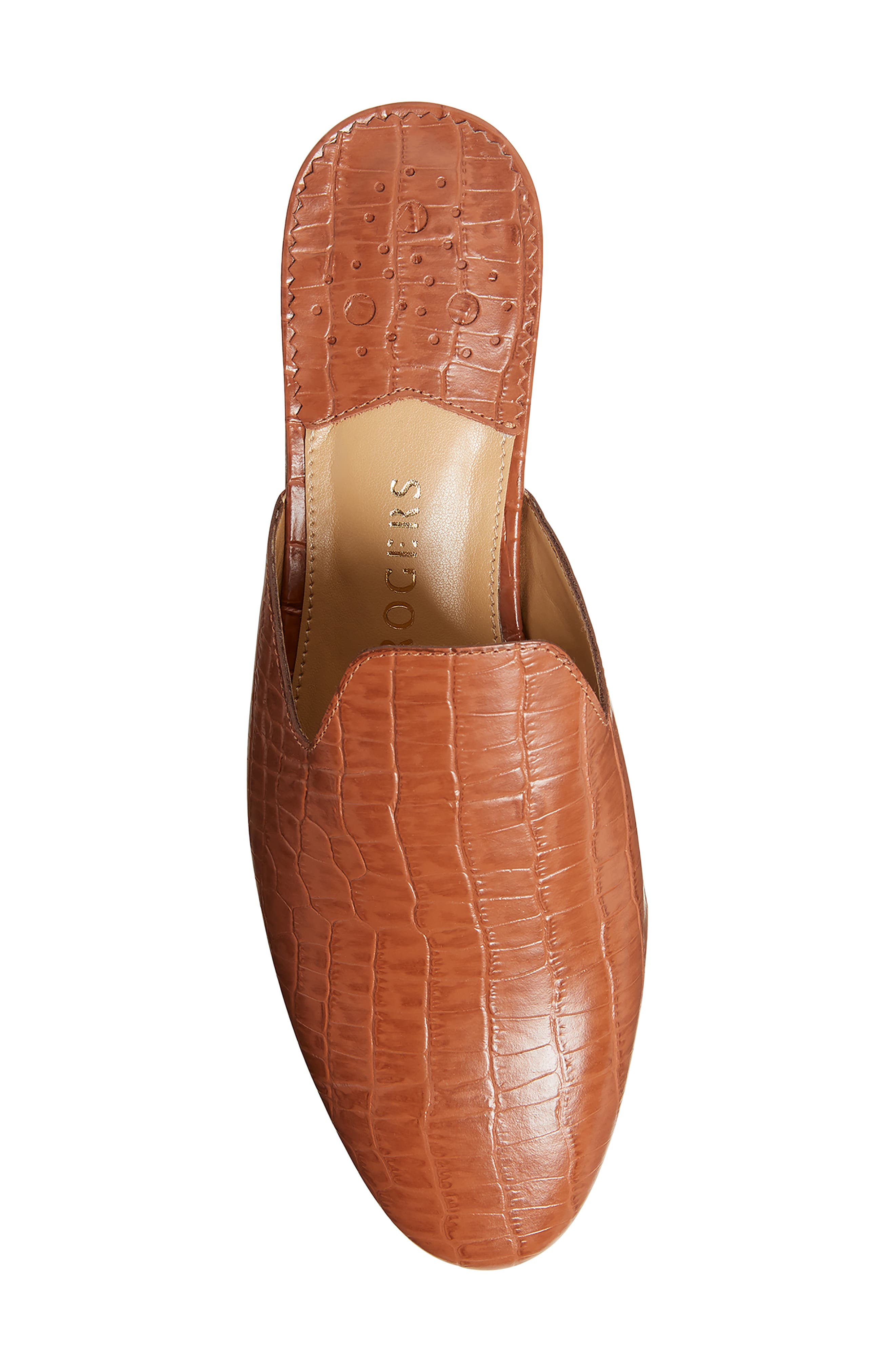 Jack Rogers Delaney Croc Embossed Mule (Women) | Nordstrom