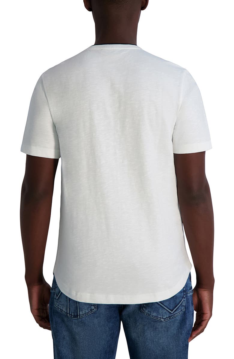 KARL LAGERFELD PARIS Logo Plaque Henley T-Shirt | Nordstromrack
