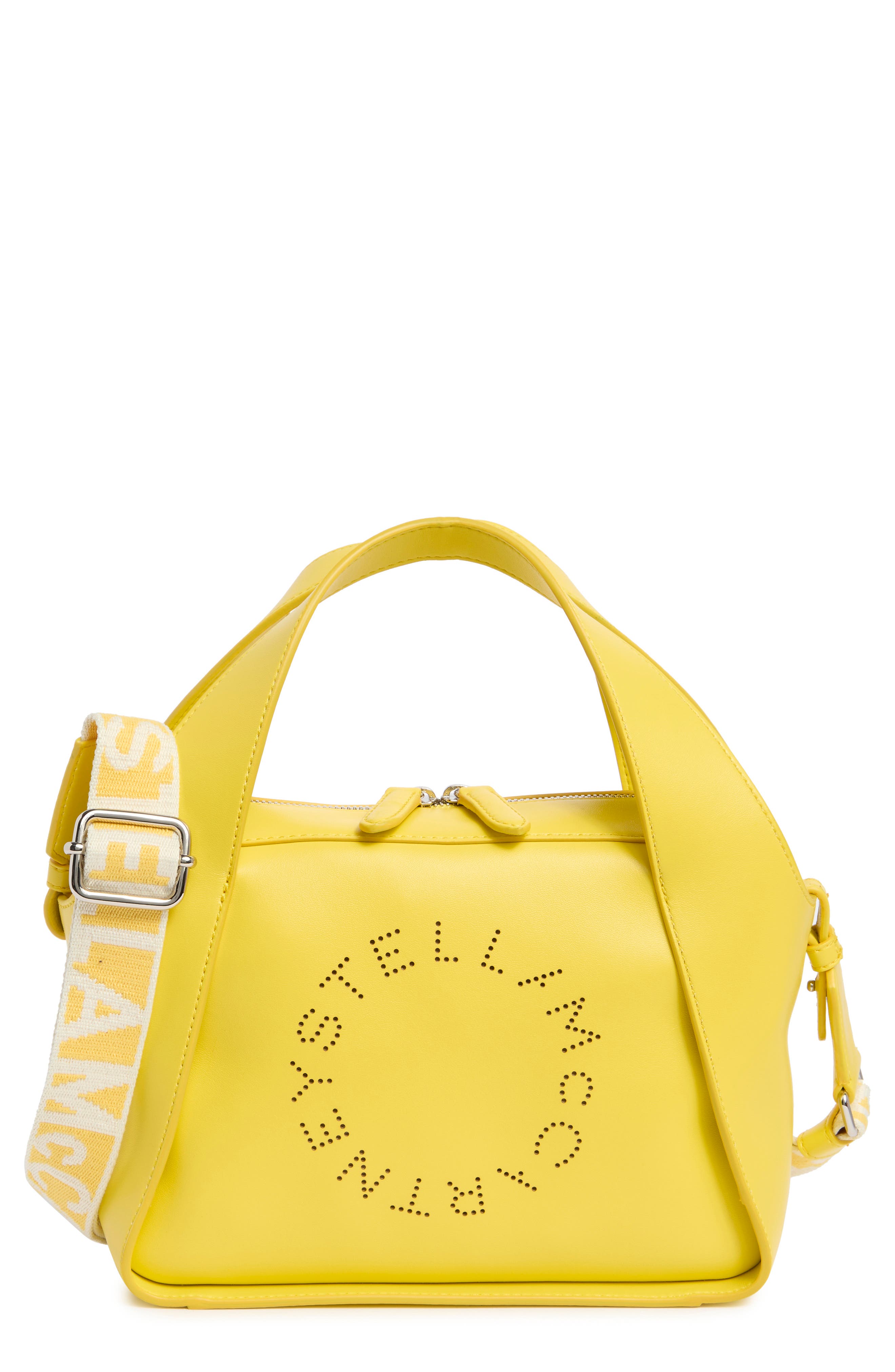Stella McCartney Logo Line Faux Leather Crossbody Bag | Nordstromrack