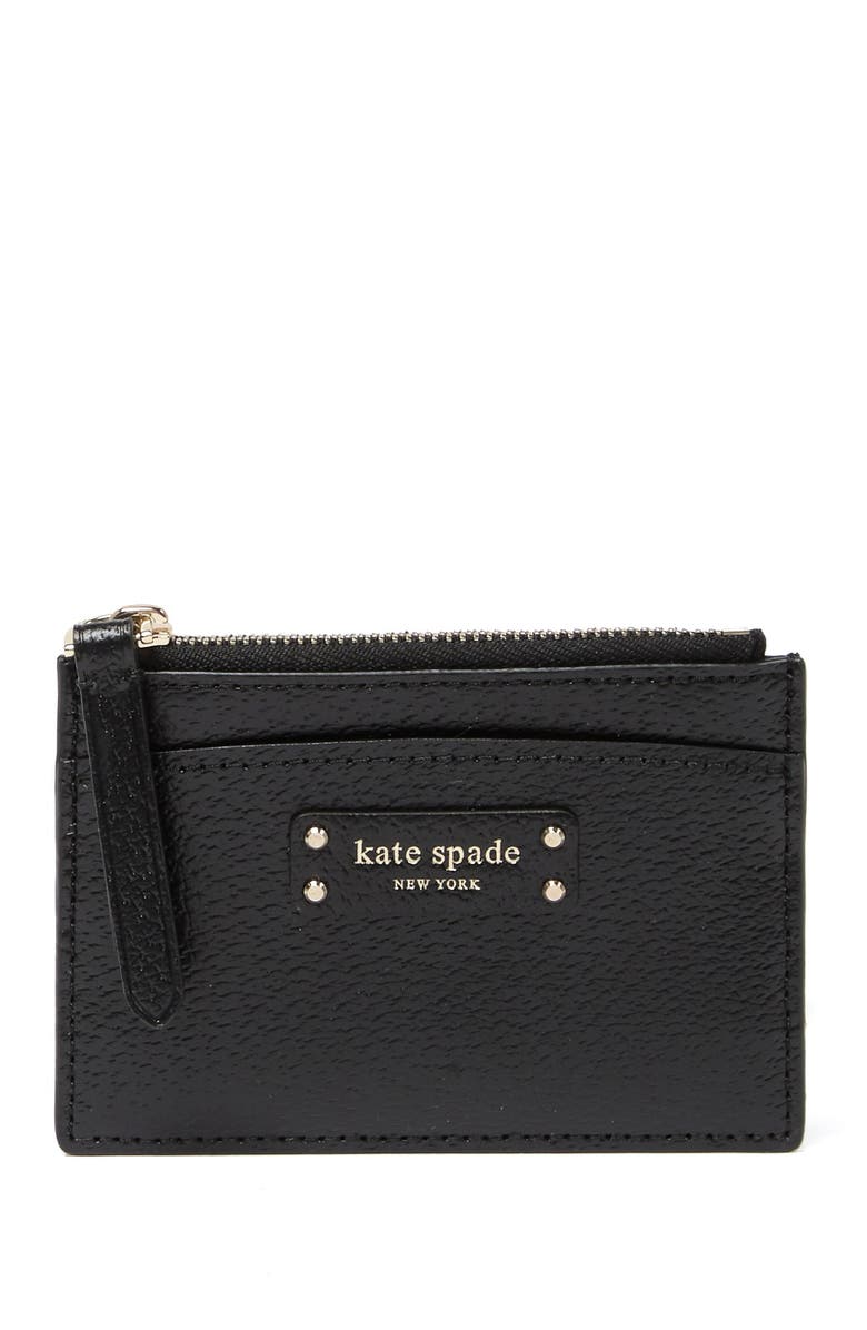 Kate Spade New York jeanne small zip leather card holder | Nordstromrack