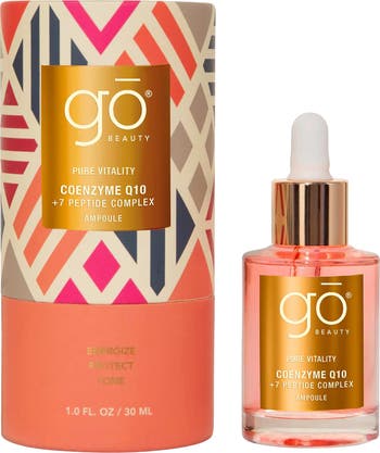 Go Beauty PURE VITALITY - Coenzyme Q10 + 7 Peptides Complex, Day Serum ...