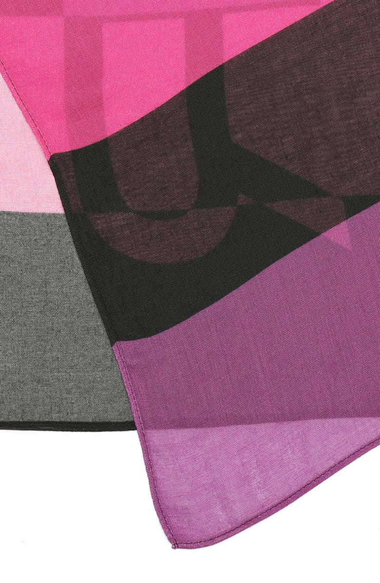 Kurt Geiger London Stripe Logo Oblong Scarf | Nordstromrack