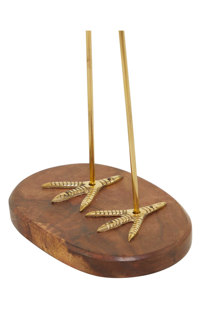 GINGER BIRCH STUDIO Gold Wood Natural Bird Sculpture | Nordstromrack