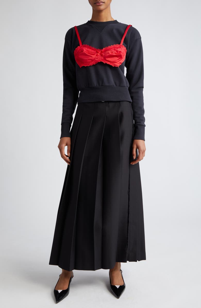 Vaquera Slashed Pleated Skirt | Nordstromrack