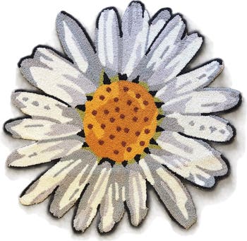 R16 HOME Happy Daisy Round Doormat | Nordstromrack
