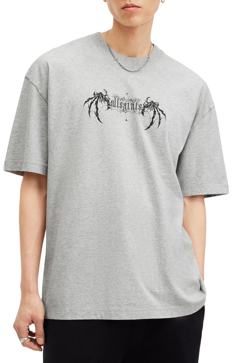 AllSaints Angelic Cotton Graphic T-Shirt | Nordstromrack