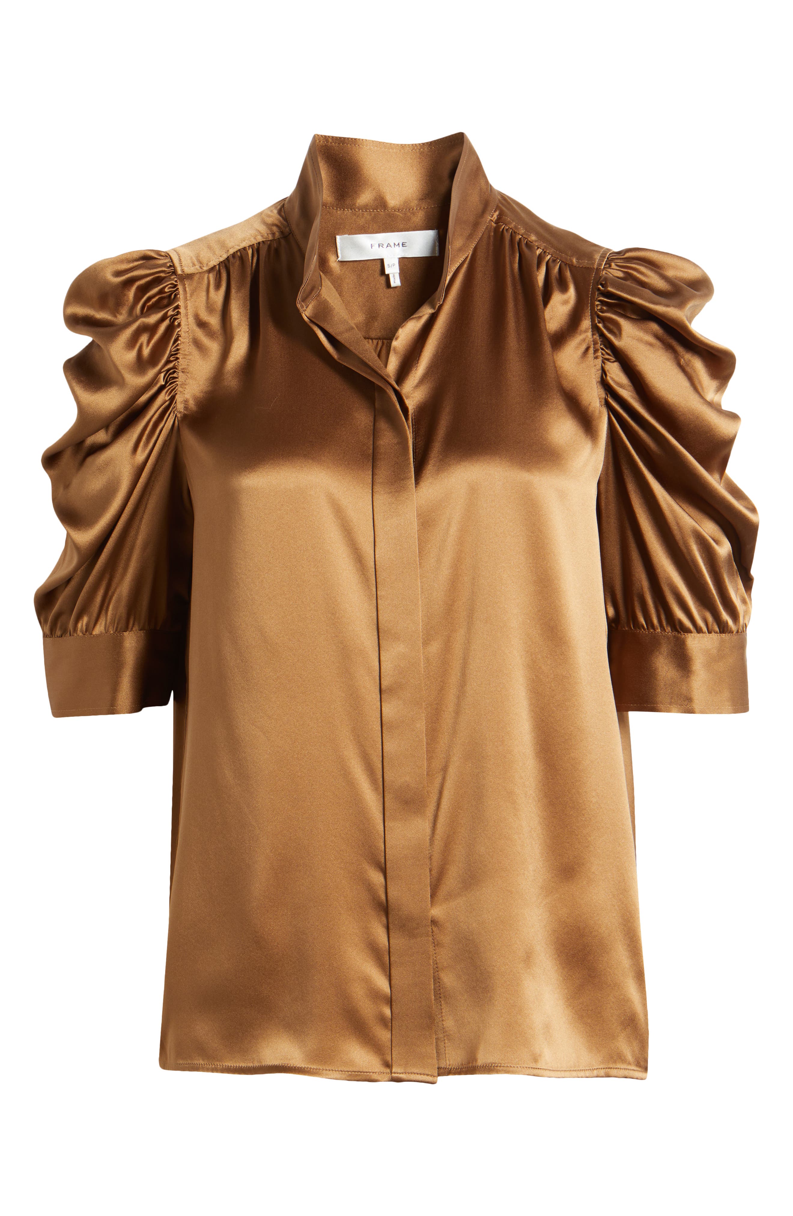 FRAME Gillian Silk Button-Up Shirt | Nordstrom
