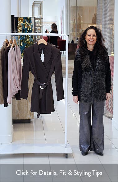 MANGO Loida Long Sleeve Double Breasted Coat Dress | Nordstrom
