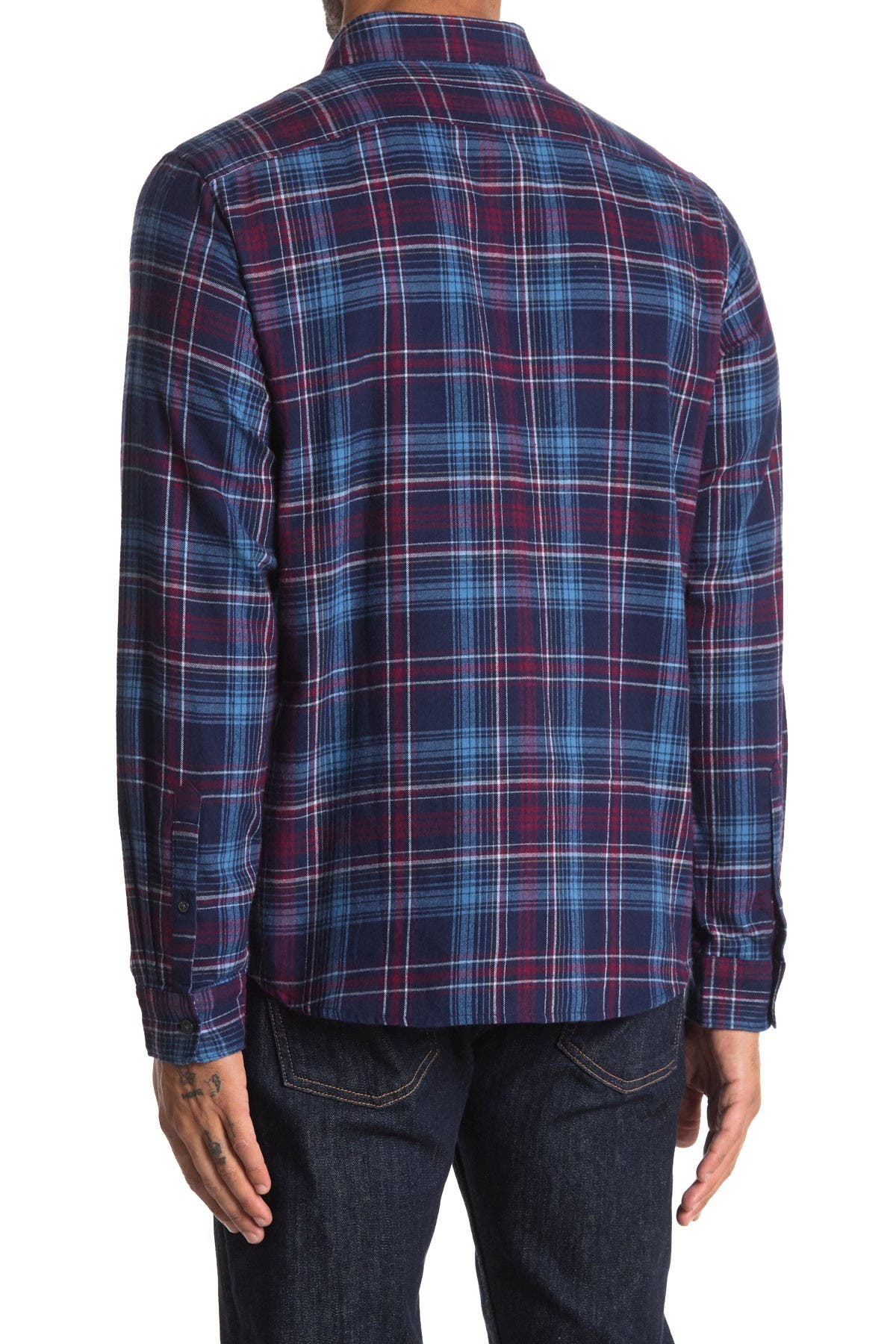 Slate & Stone Plaid Regular Fit Flannel Shirt | Nordstromrack