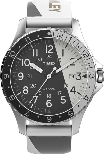Timex® x Cynthia Rowley Navi XL Silicone Strap Watch, 38mm | Nordstrom