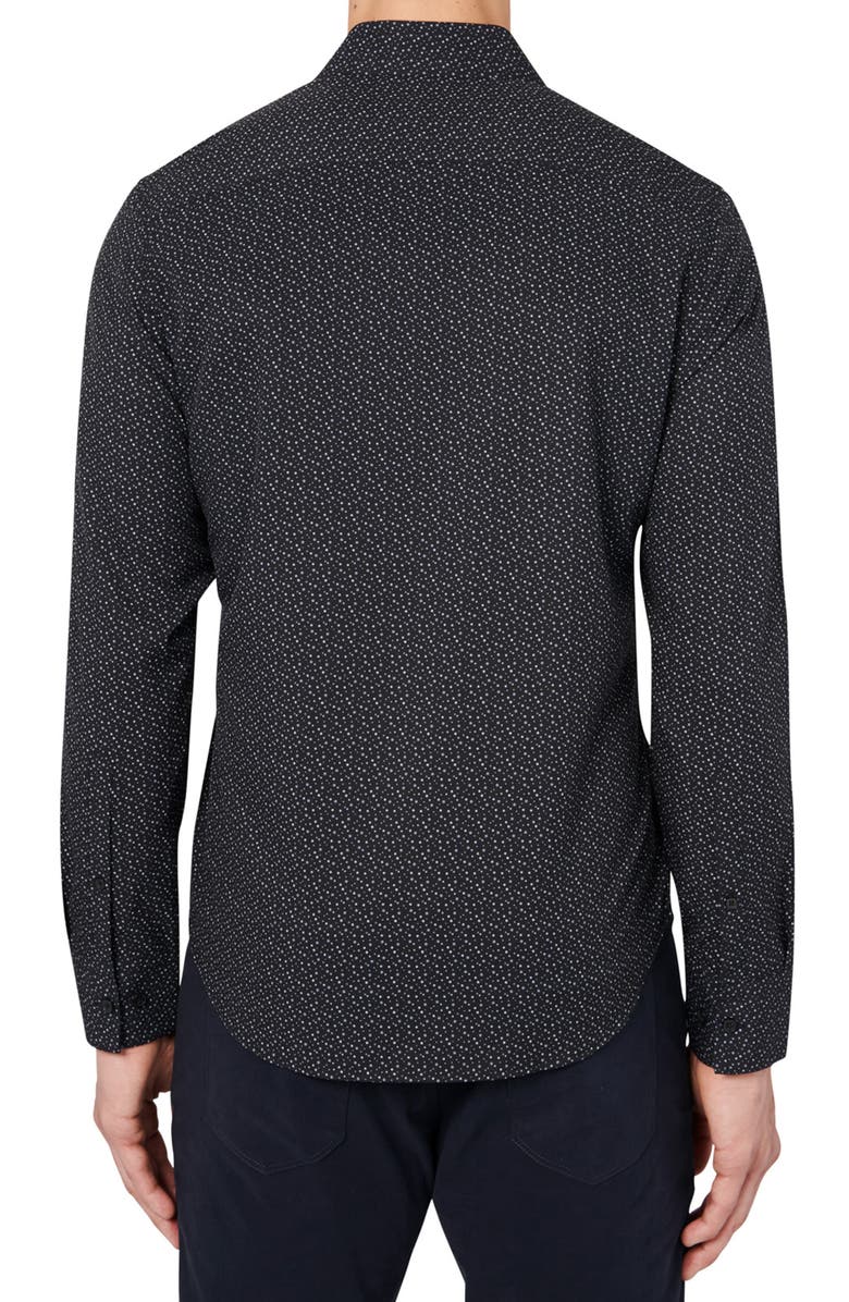 CONSTRUCT Mini Dot Print 4-Way Stretch Slim Fit Shirt | Nordstromrack