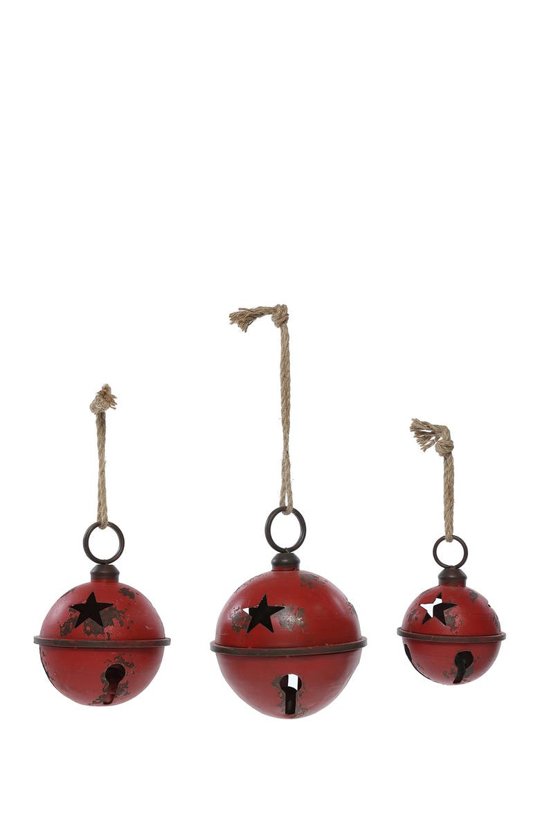 SPECIAL T IMPORTS Small Metal Red Star Hanging Bell | Nordstromrack