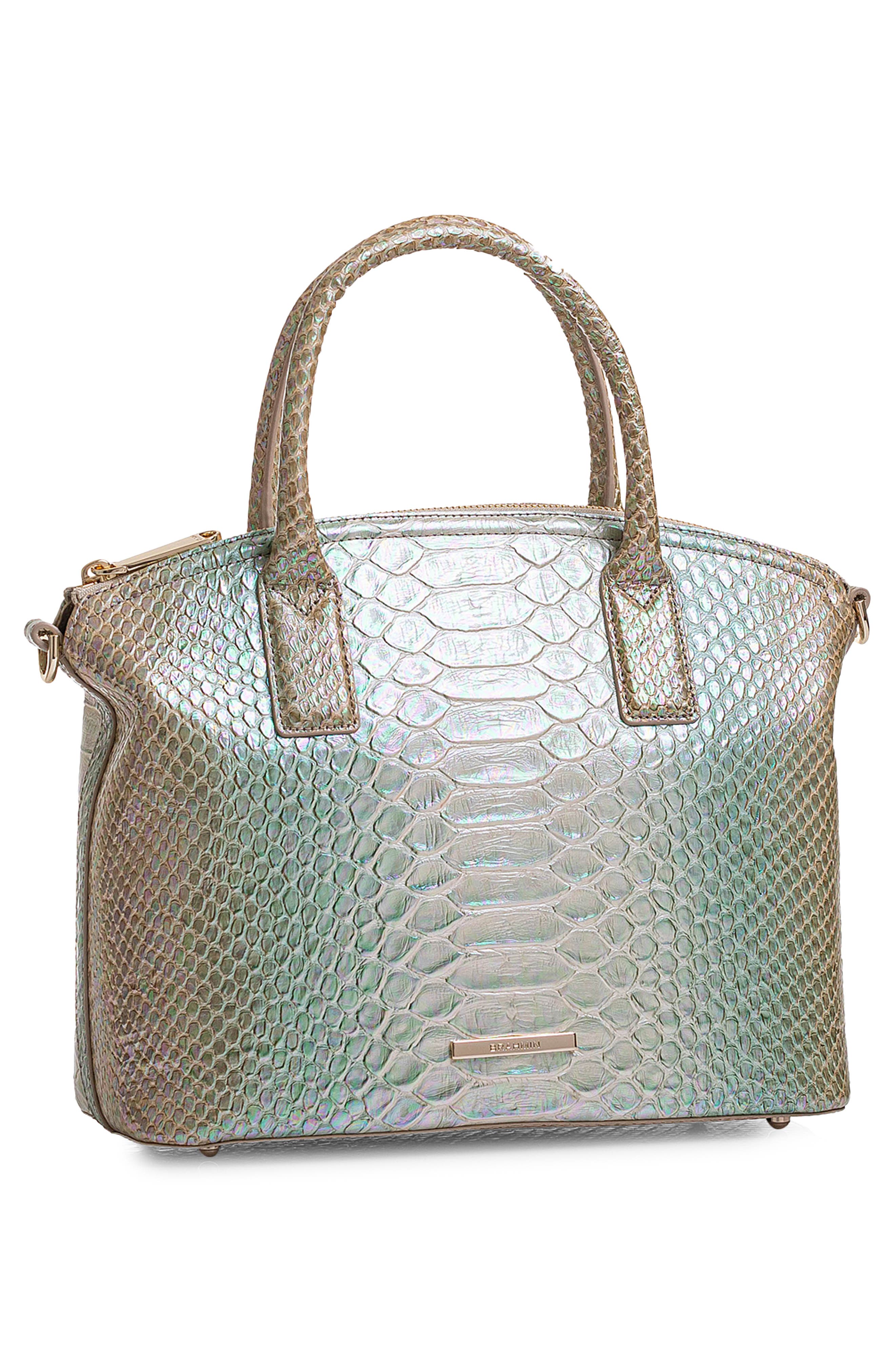 Brahmin Duxbury Croc Embossed Leather Satchel | Nordstrom