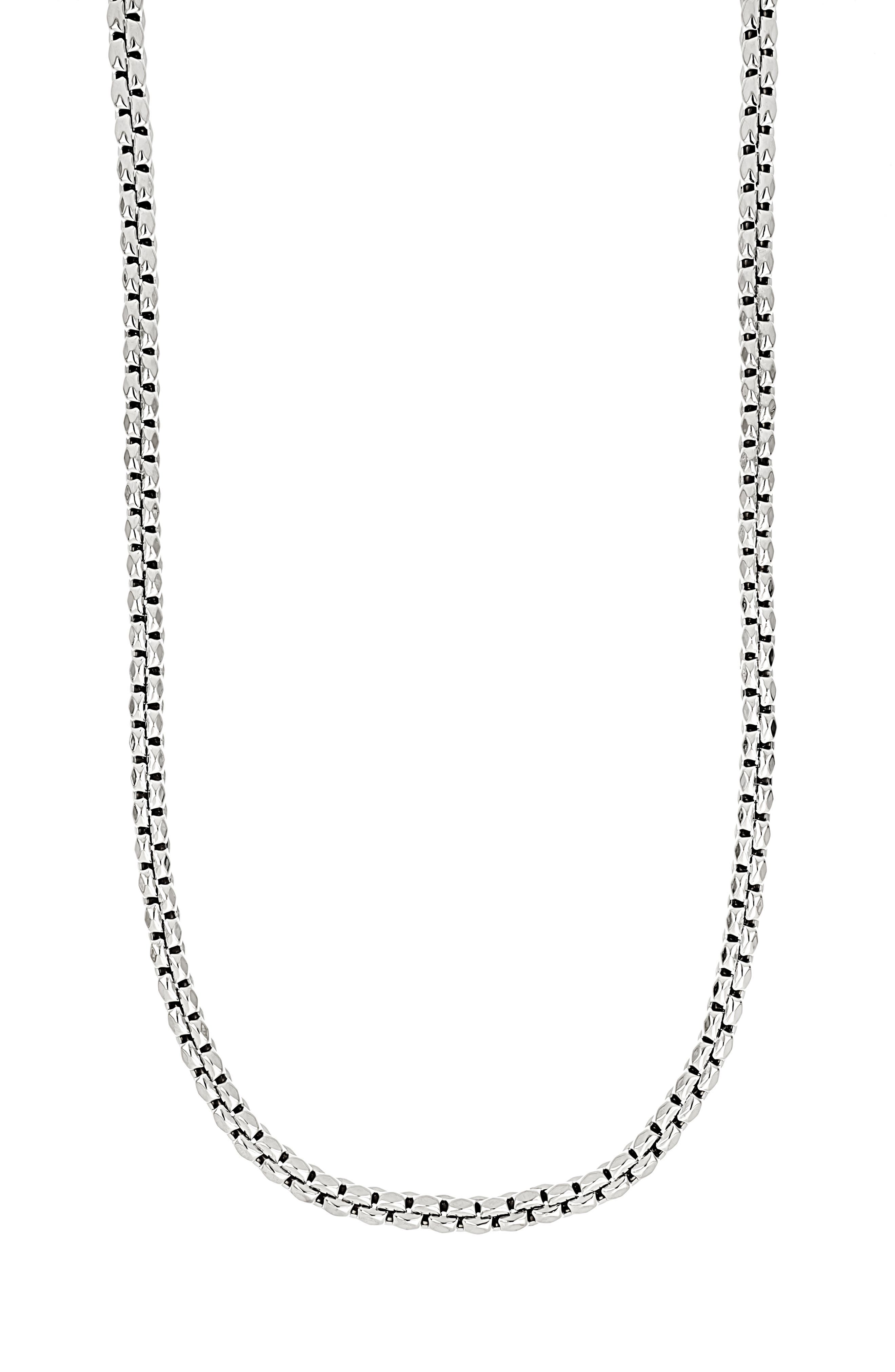 Bony Levy Men's 14K Gold Box Chain Necklace | Nordstrom