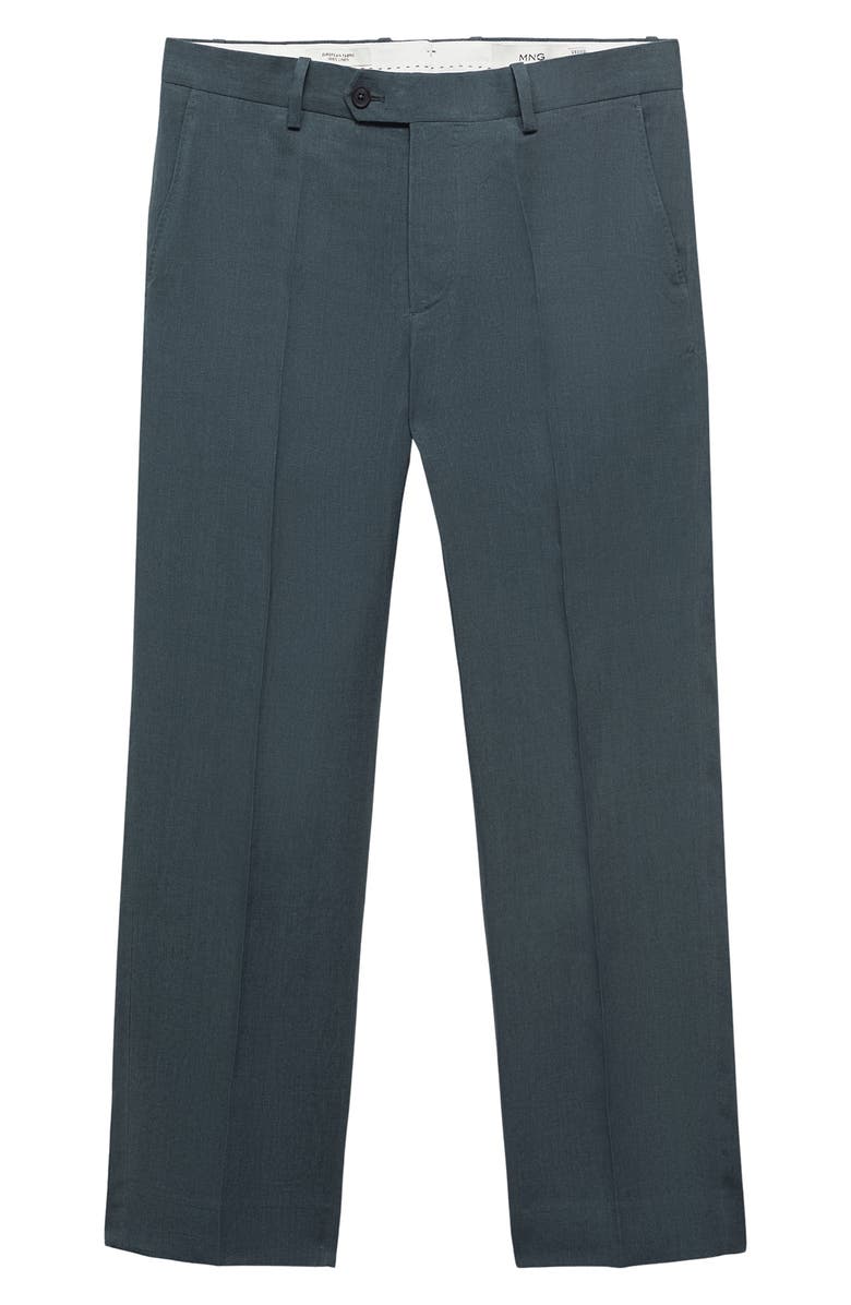 MANGO Straight Leg Linen Pants | Nordstromrack