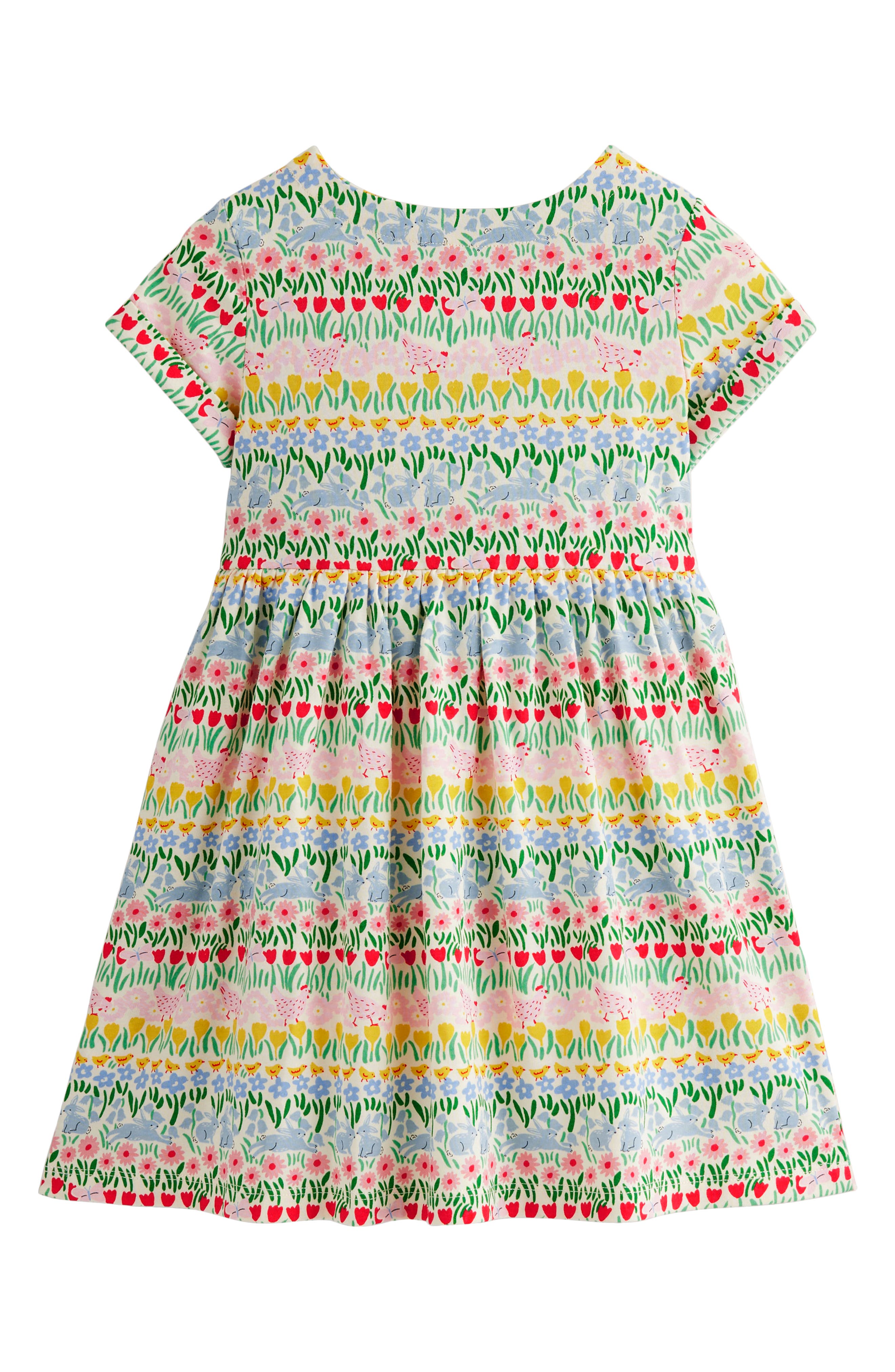 Mini Boden Kids' Spring Print Cotton Dress | Nordstromrack