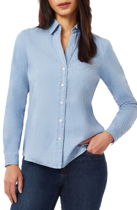 Women's Denim Button Up Tops | Nordstrom