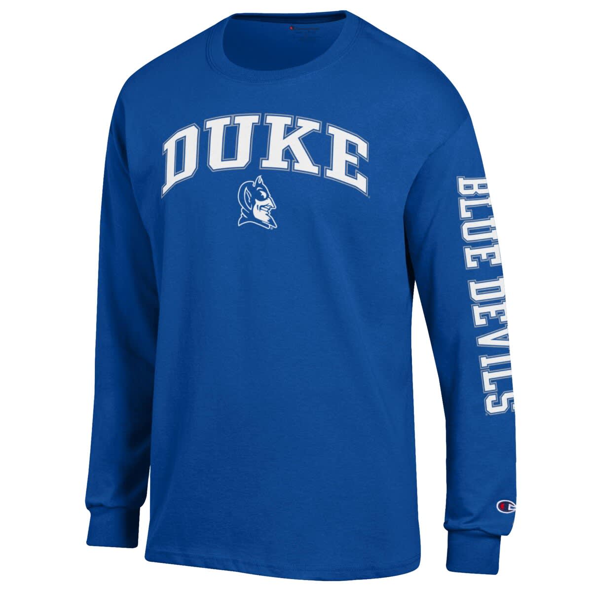Champion Men's Champion Royal Duke Blue Devils Arch Over Logo 2-Hit ...