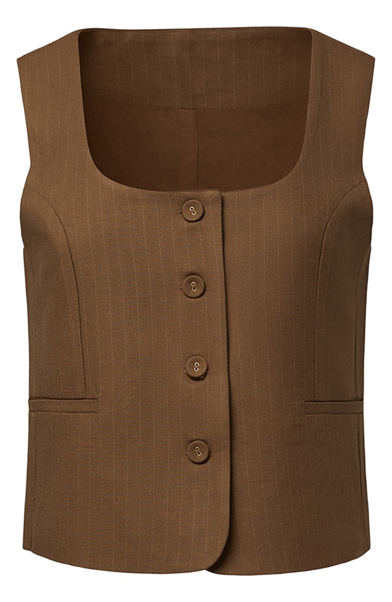 WeWoreWhat Tailored Scoop Neck Vest | Nordstromrack