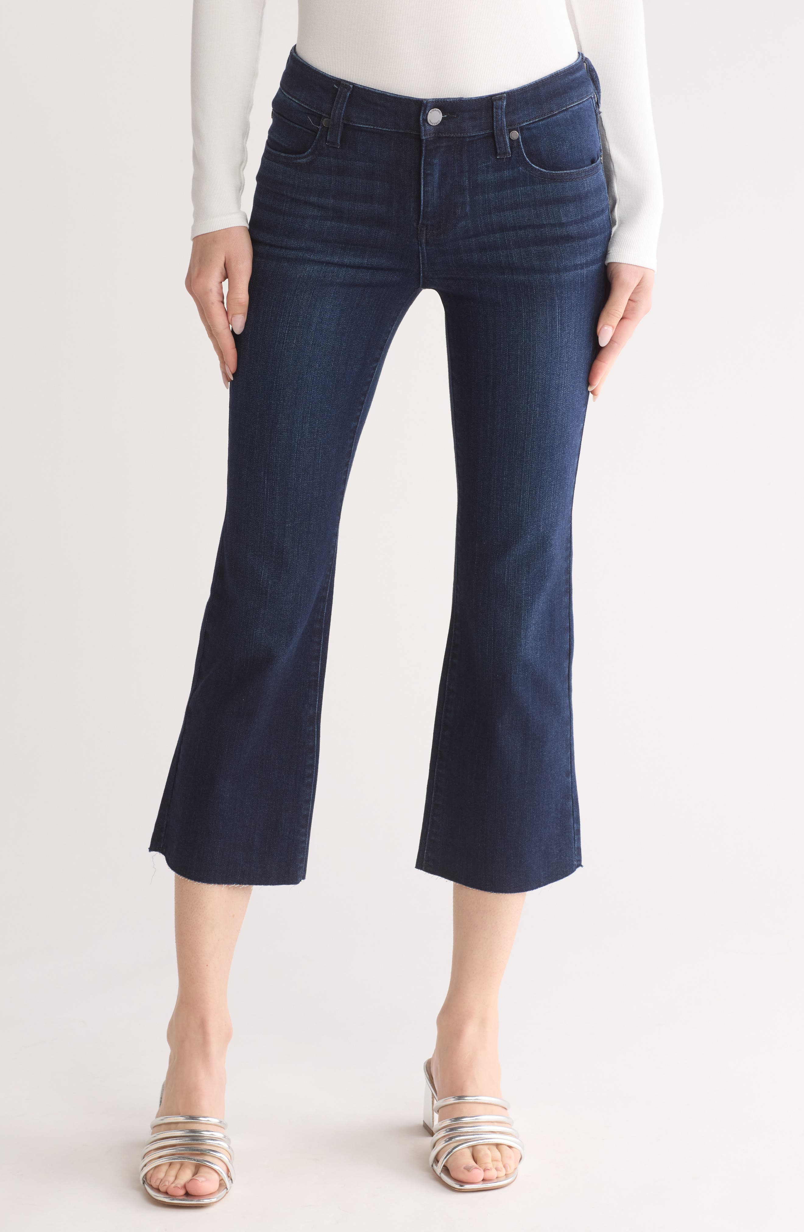 Liverpool Hannah Crop Flare Leg Jeans | Nordstromrack