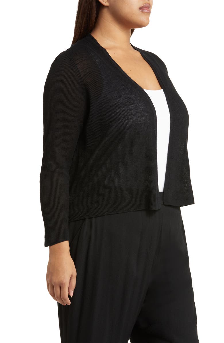 Eileen Fisher V-Neck Organic Linen & Cotton Cardigan | Nordstromrack