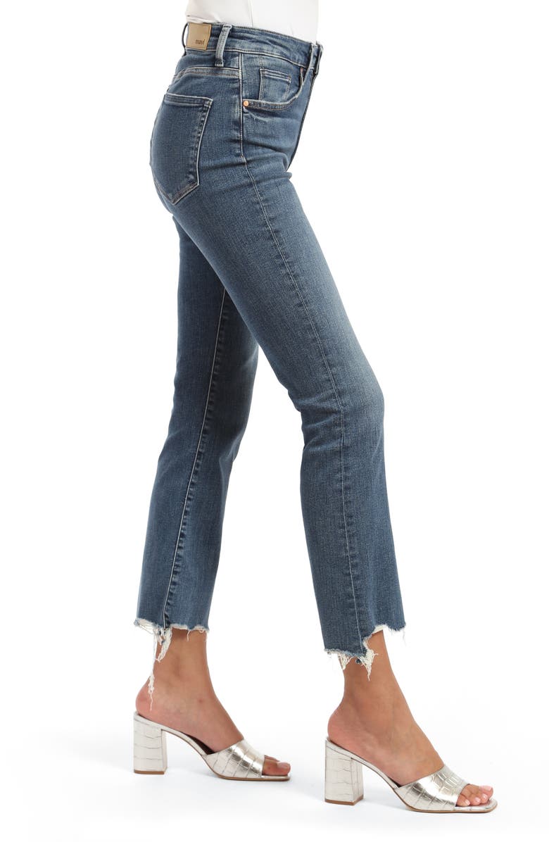 Mavi Jeans Anika High Waist Fray Hem Crop Flare Jeans | Nordstromrack