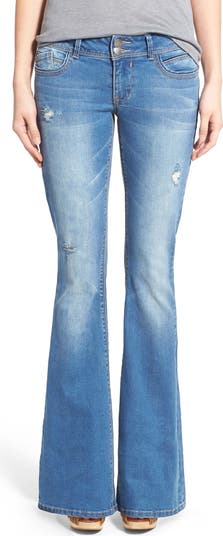 Generra Distressed Flare Jeans | Nordstrom