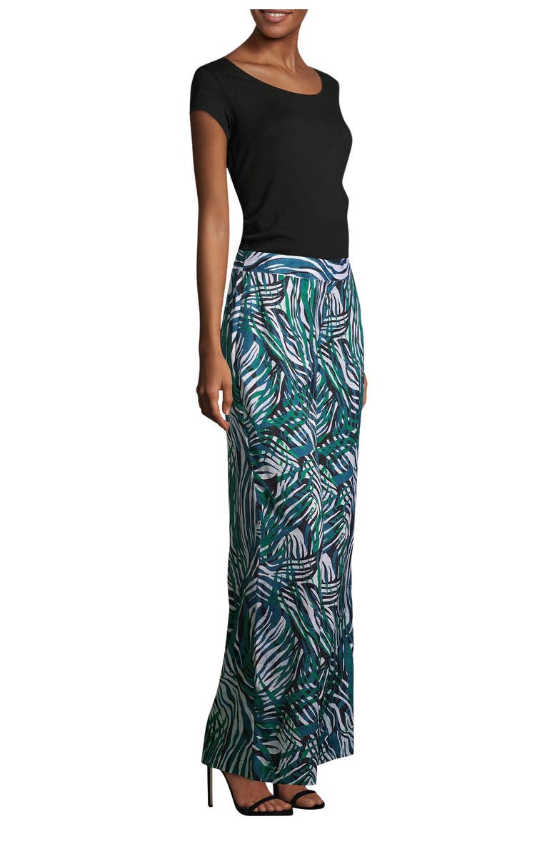 Robert Graham Cora Zebra Wide Leg Silk Pants | Nordstromrack