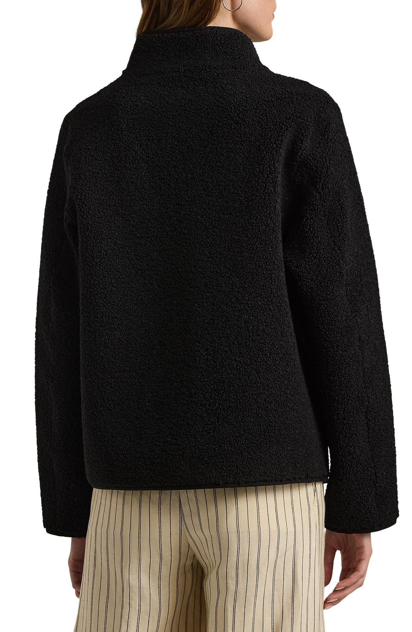 Lauren Ralph Lauren Faux Shearling Boxy Jacket | Nordstromrack