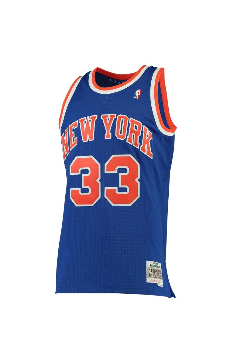 Mitchell & Ness Men's Mitchell & Ness Patrick Ewing Blue New York ...