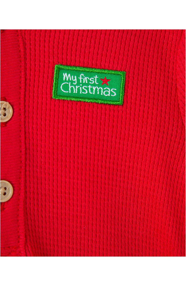 Little Me My First Christmas Reindeer Bodysuit & Pants Set | Nordstromrack