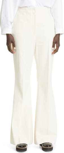 PARTOW Jensen Flared Ivory Denim Pants | Nordstrom