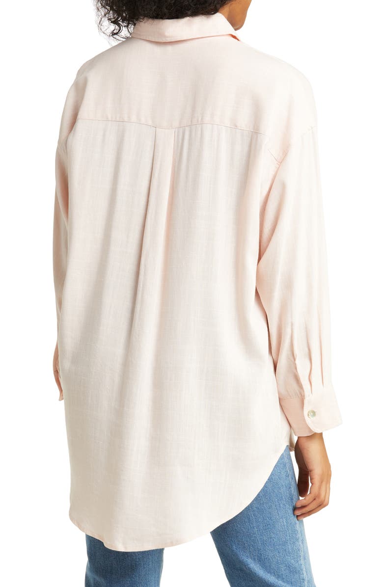 Lush Oversize Button Up Shirt | Nordstromrack
