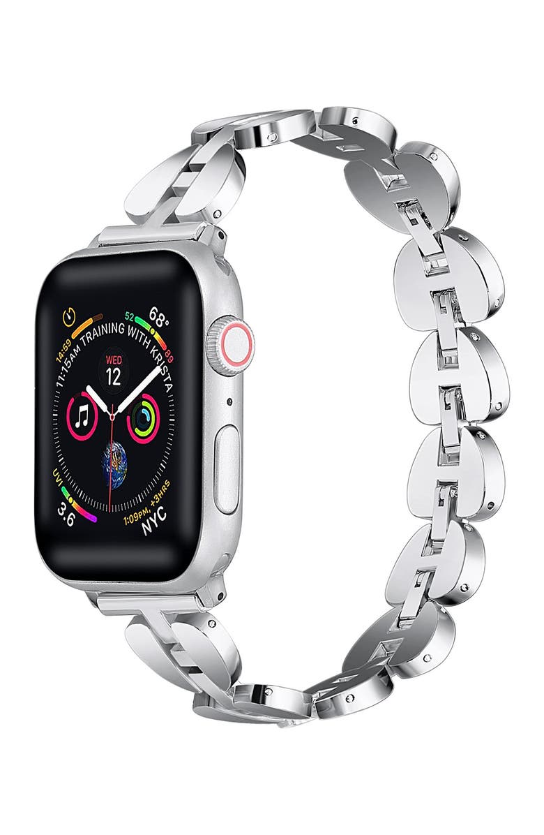The Posh Tech Posh Tech Sleek Metal Link Apple Watch Replacement Band ...