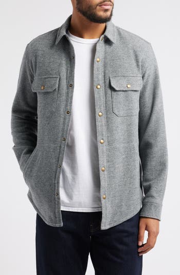 Pendleton Forest Wool Snap-Up Overshirt | Nordstrom