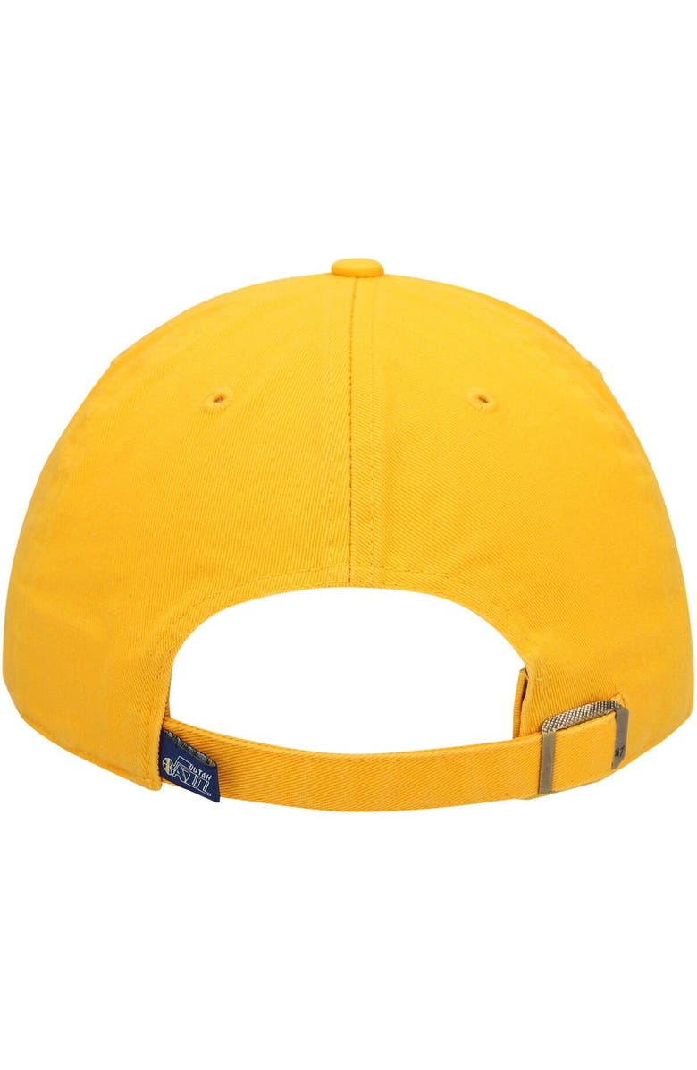 '47 Men's '47 Gold Utah Jazz Team Clean Up Adjustable Hat | Nordstrom