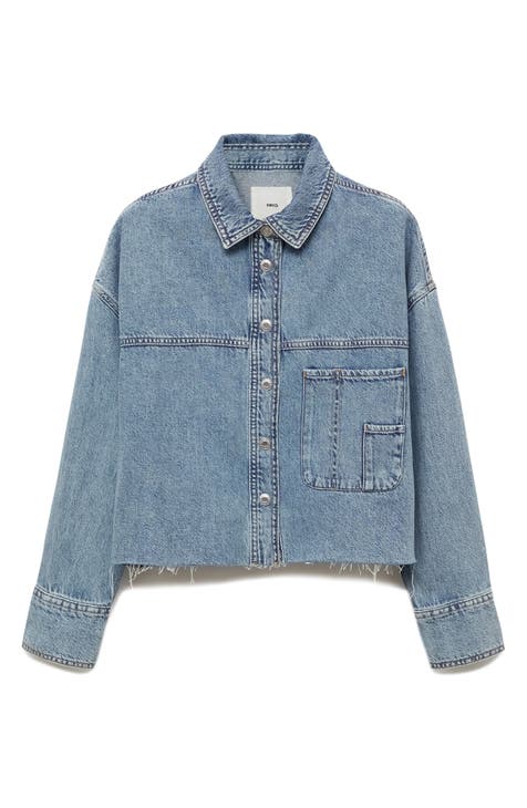 Women's Denim Button Up Tops | Nordstrom