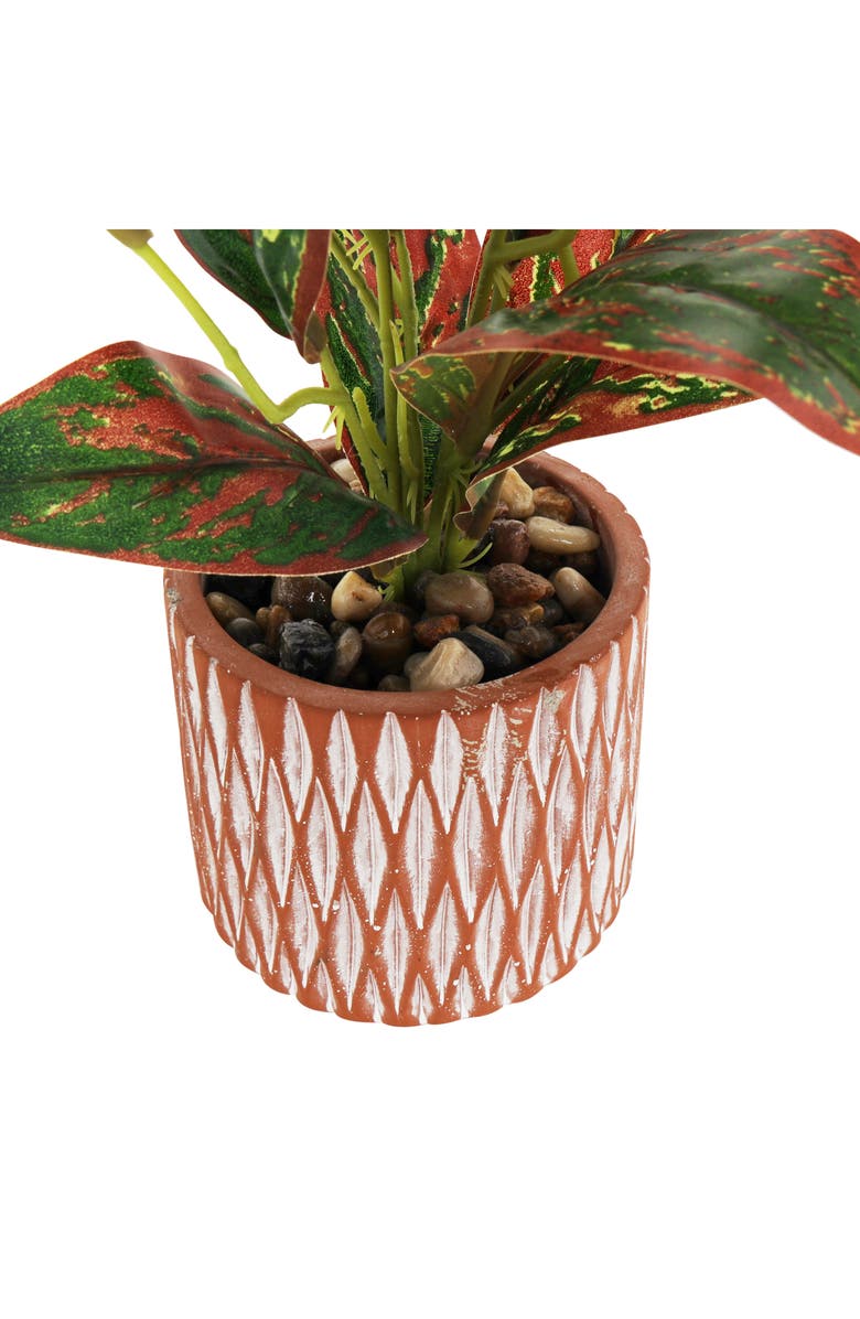 GINGER BIRCH STUDIO Green Faux Foliage Artificial Potted Plant ...