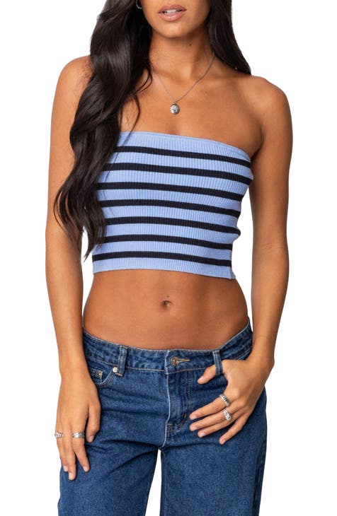 Women's Crop Top Striped Tops | Nordstrom