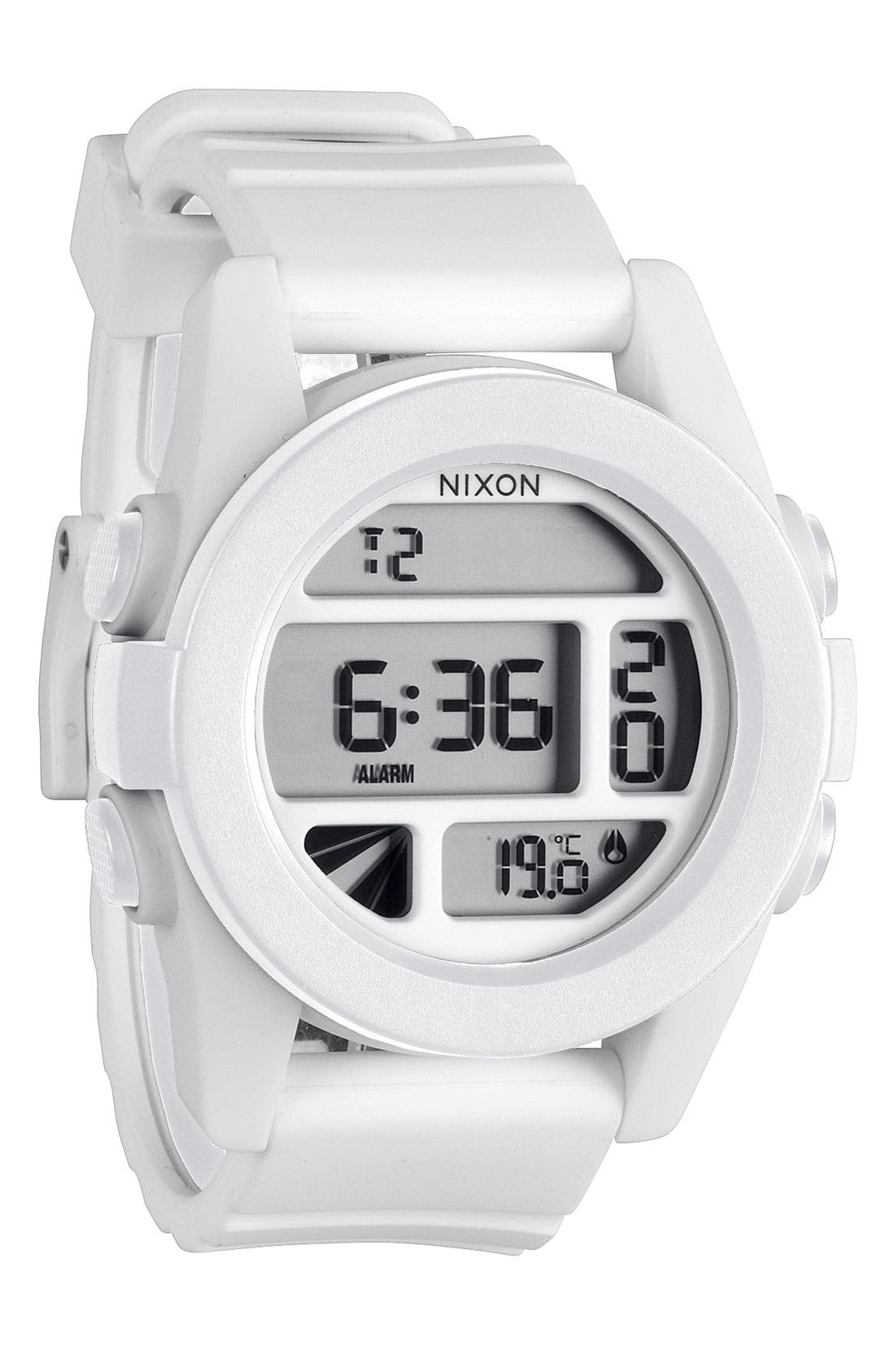 Nixon 'The Unit' Round Digital Watch, 44mm | Nordstrom