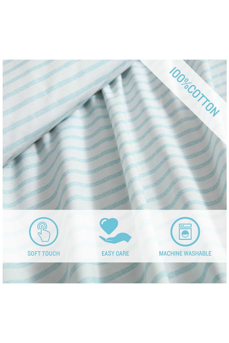 Cool Beach Stripe Cotton Percale Sheet Set | Nordstromrack