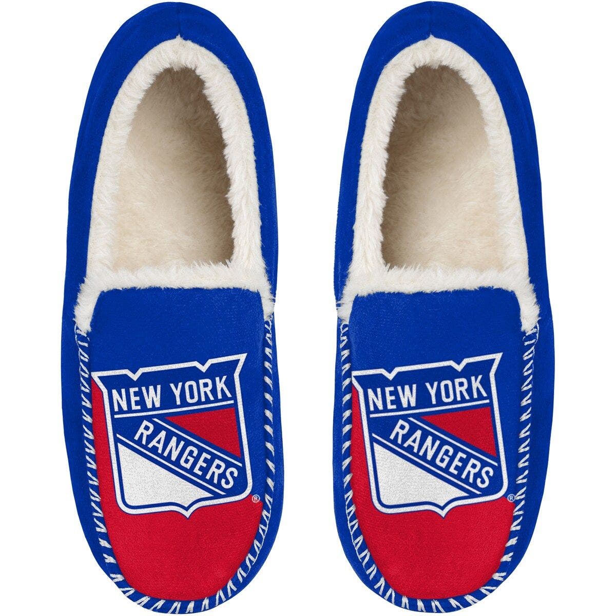 FOCO Men's FOCO New York Rangers Colorblock Moccasin Slippers | Nordstrom